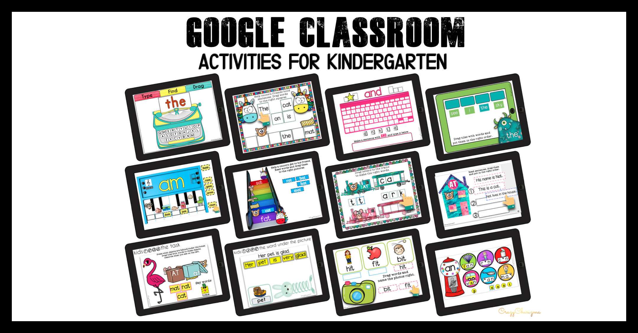 Google Classroom™ Activities ELA Games and Centers