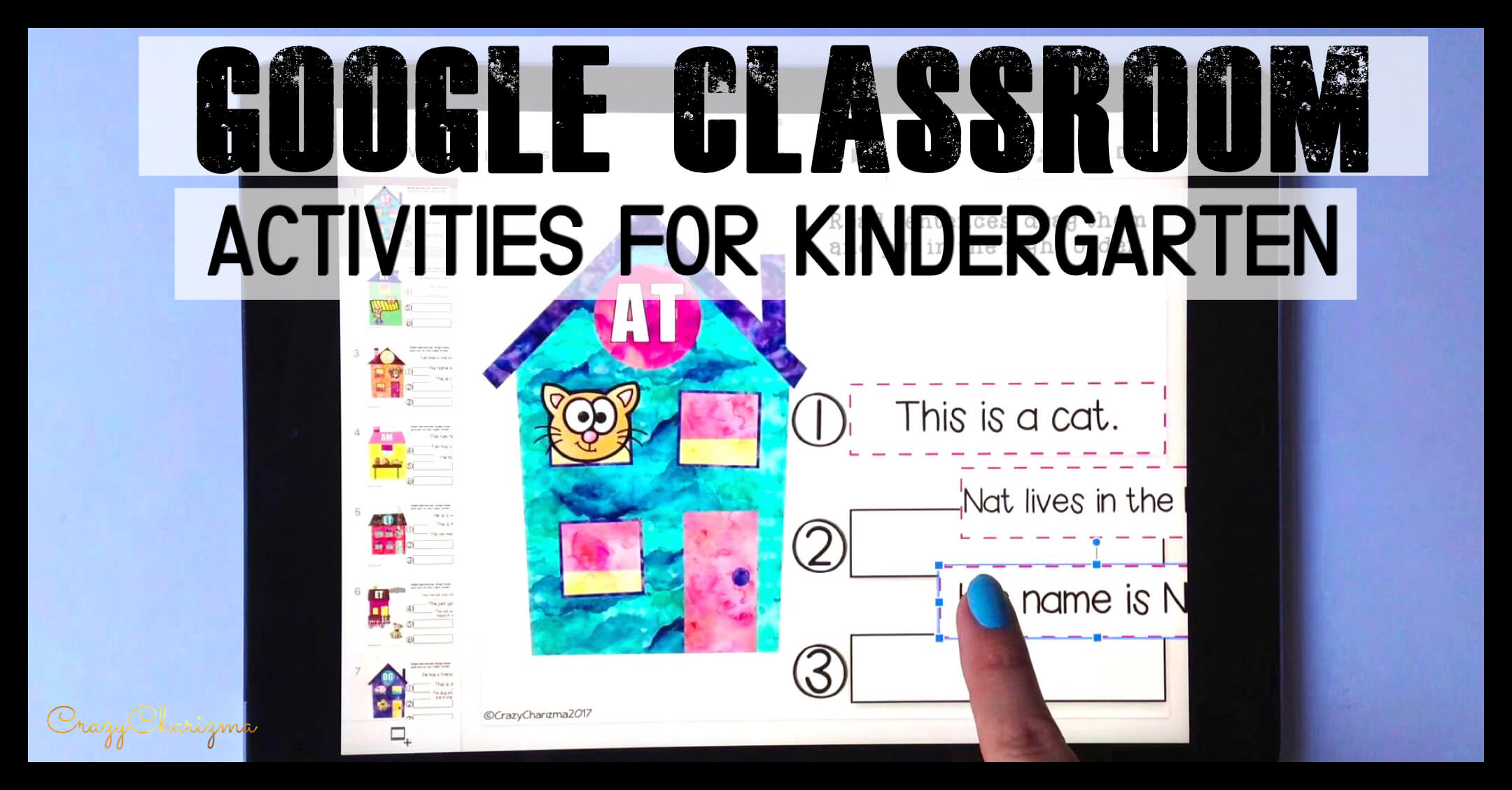Google Classroom Activities for Kindergarten Fluency Reading Passages