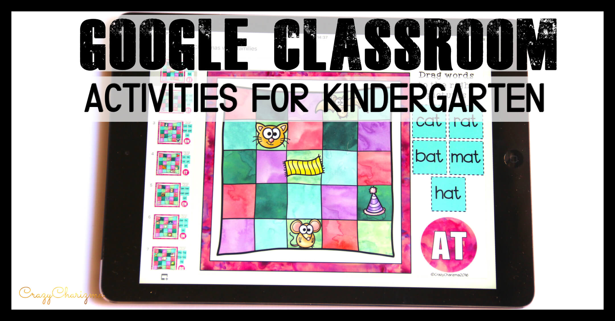 Google Classroom Activities for Kindergarten CVC Words