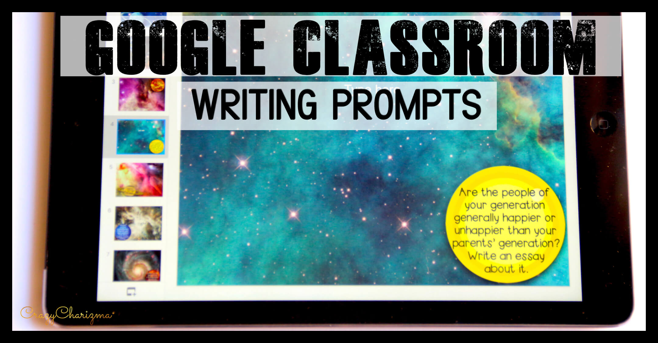 Google Classroom™ Activities | Writing Prompts | Outerspace