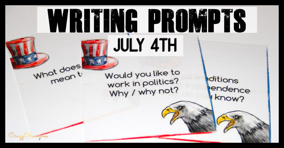 Independence Day Writing Prompts | CrazyCharizma