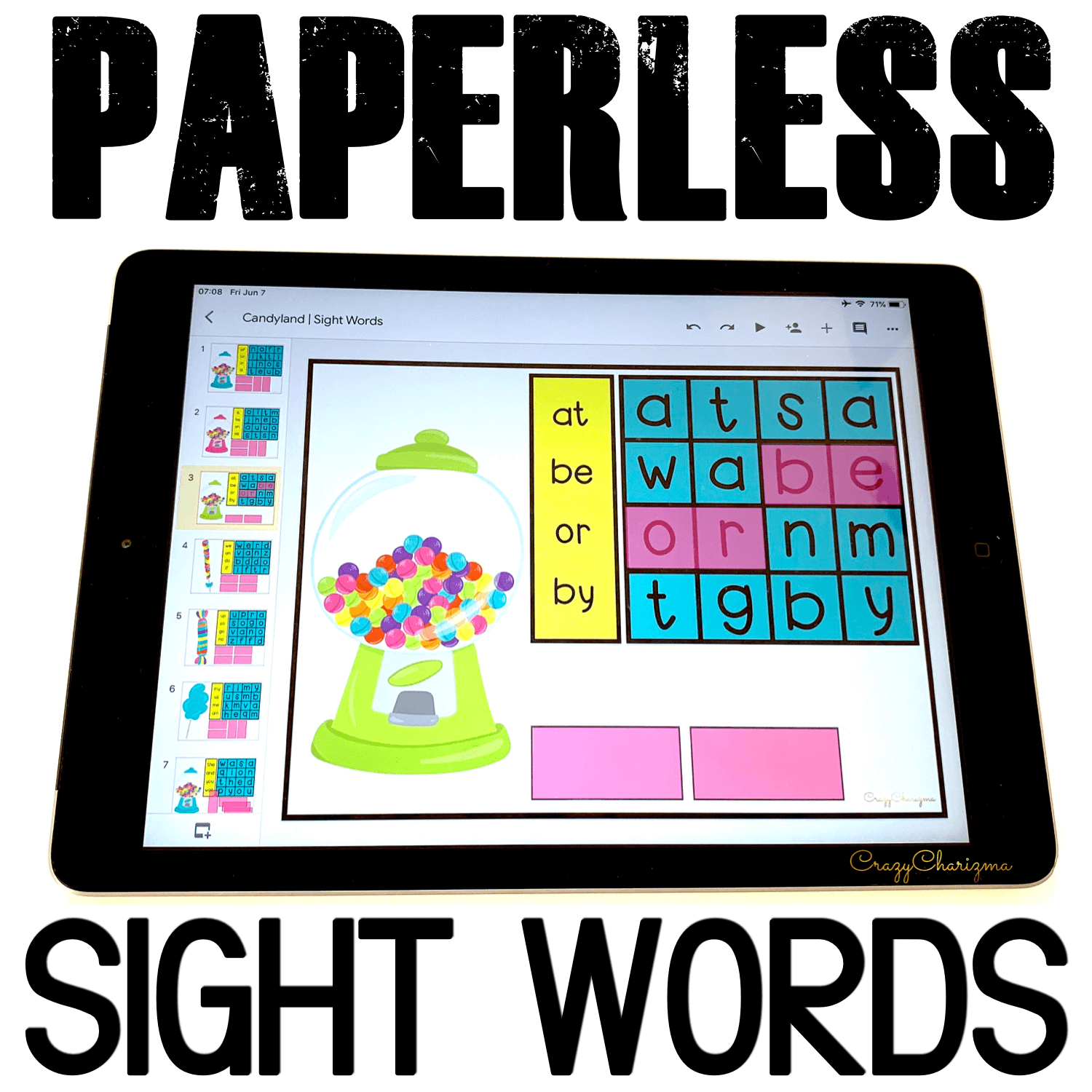 Google Classroom Activities For Kindergarten Sight Words Candyland