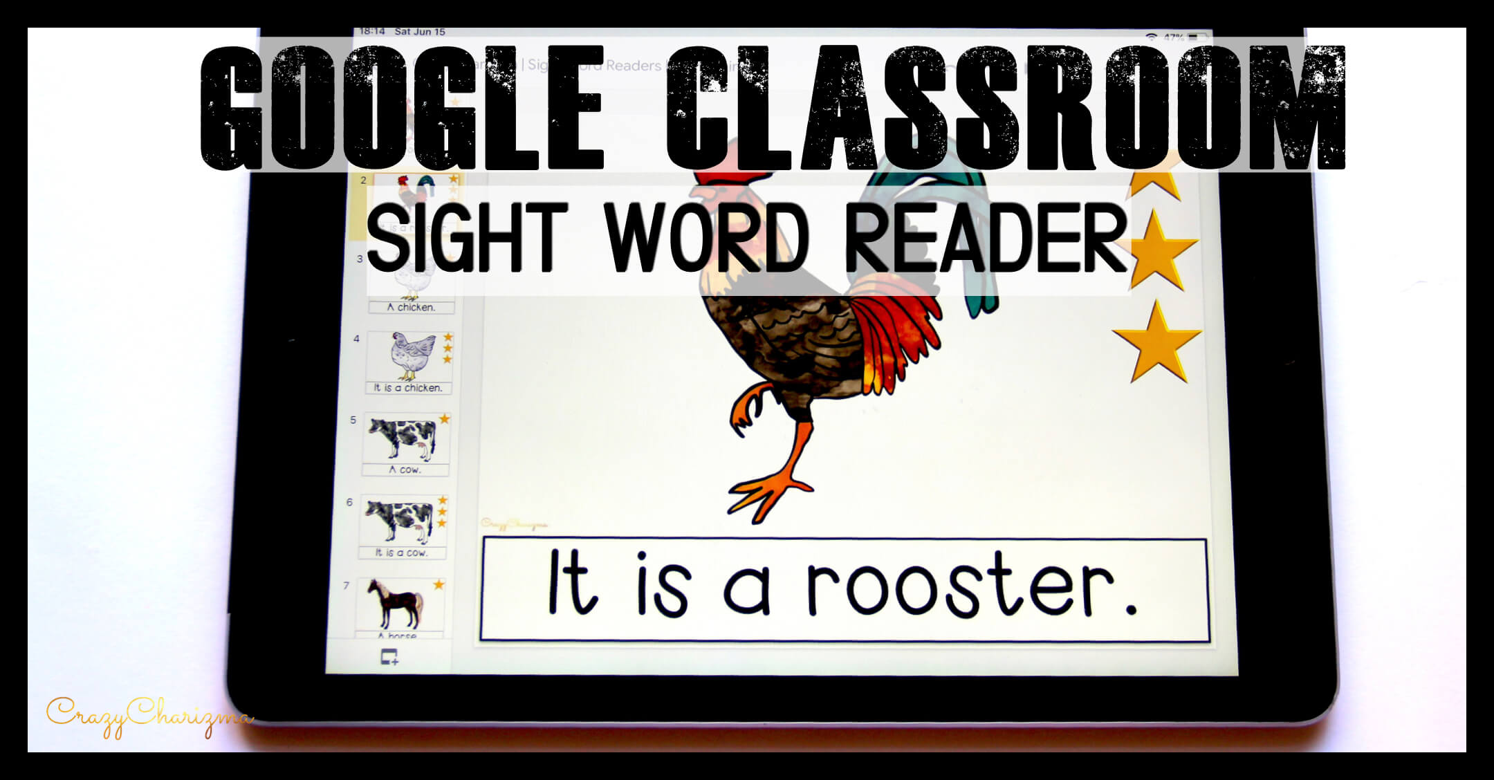 Sight Word Readers for Kindergarten Farm Friends