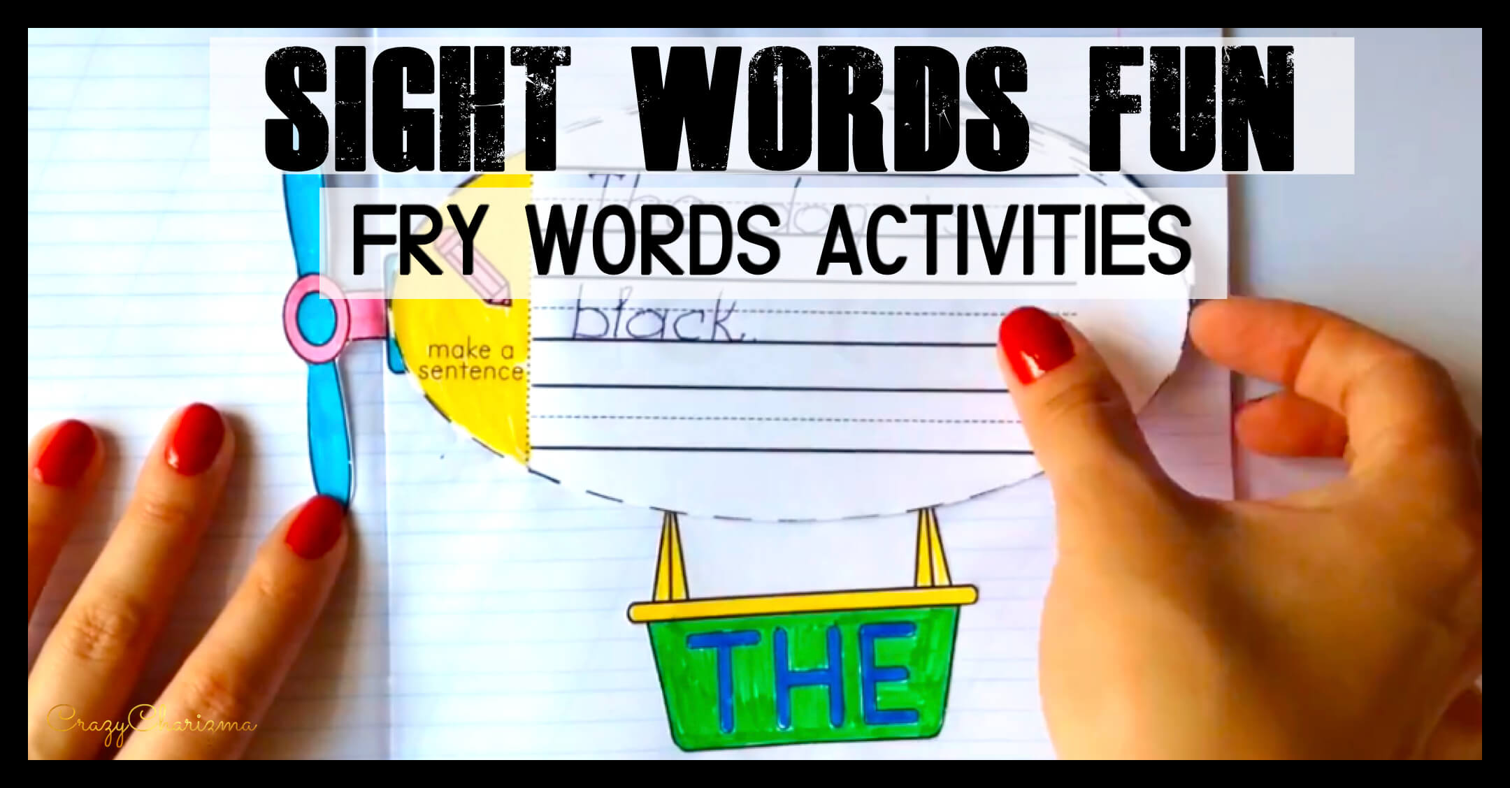 Sight Words Interactive Notebook Kindergarten