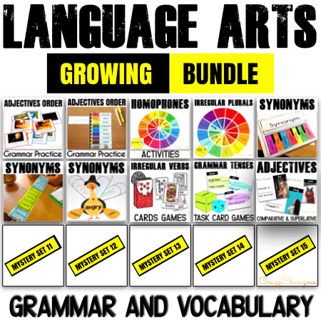Language Arts Centers 3rd Grade | Language Arts Games for Fourth Grade