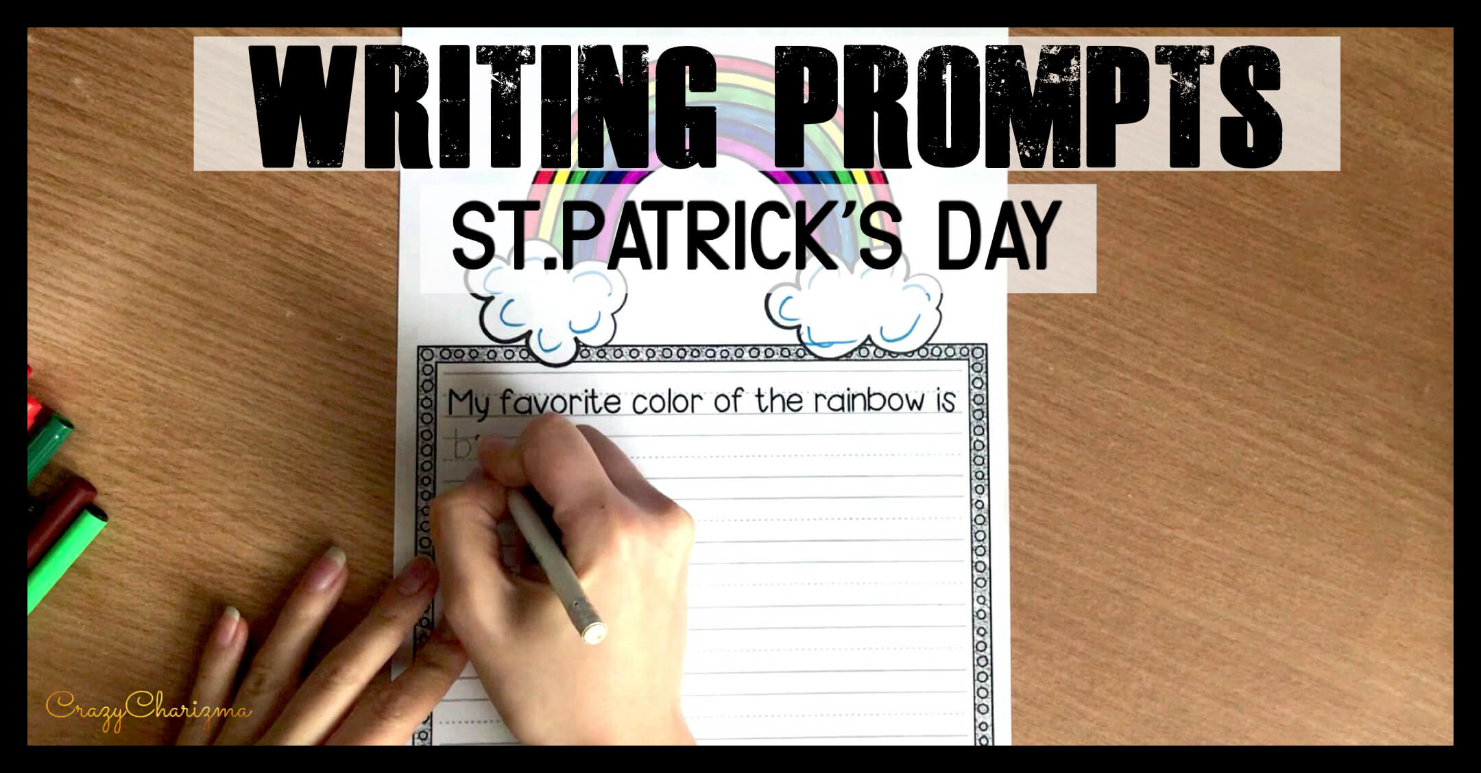 St Patrick's Day writing prompts for kindergarten