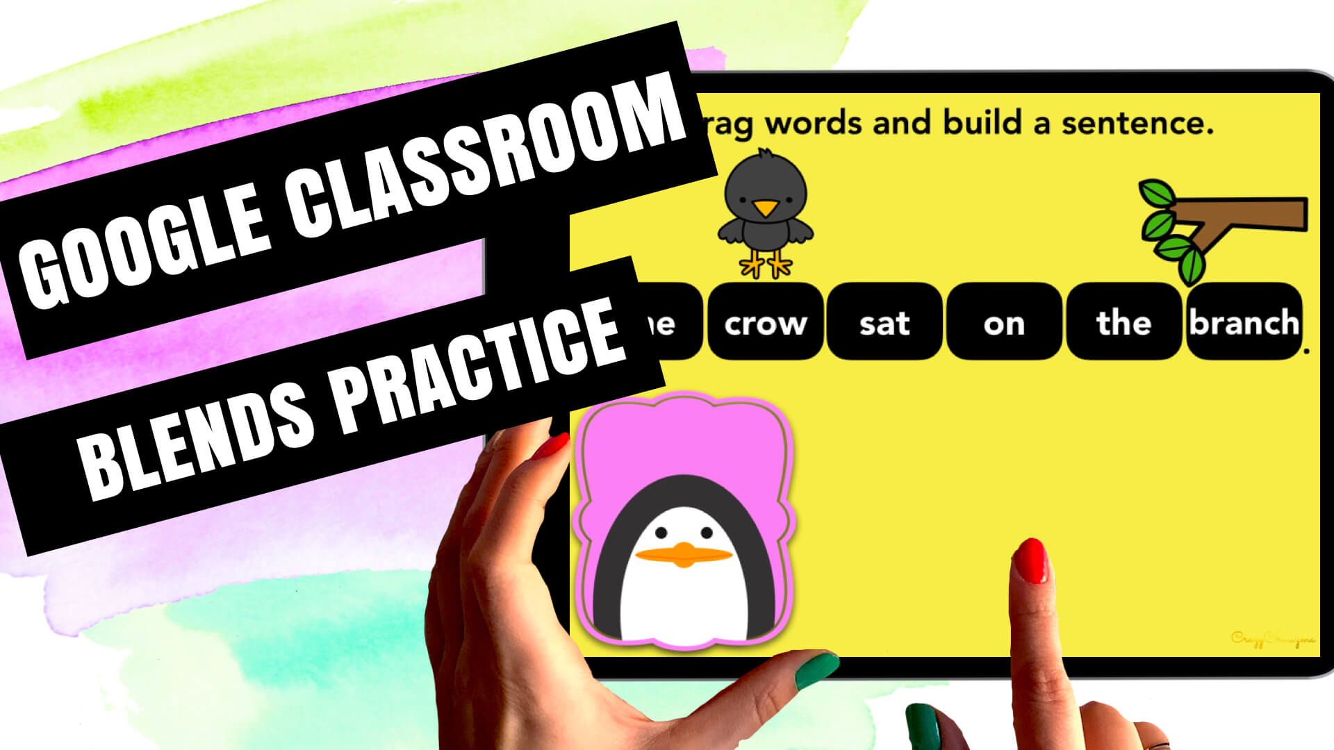 R Blends Sentences Google Classroom