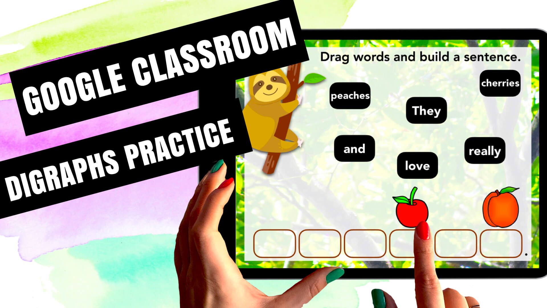 Digraphs Sentences Google Classroom