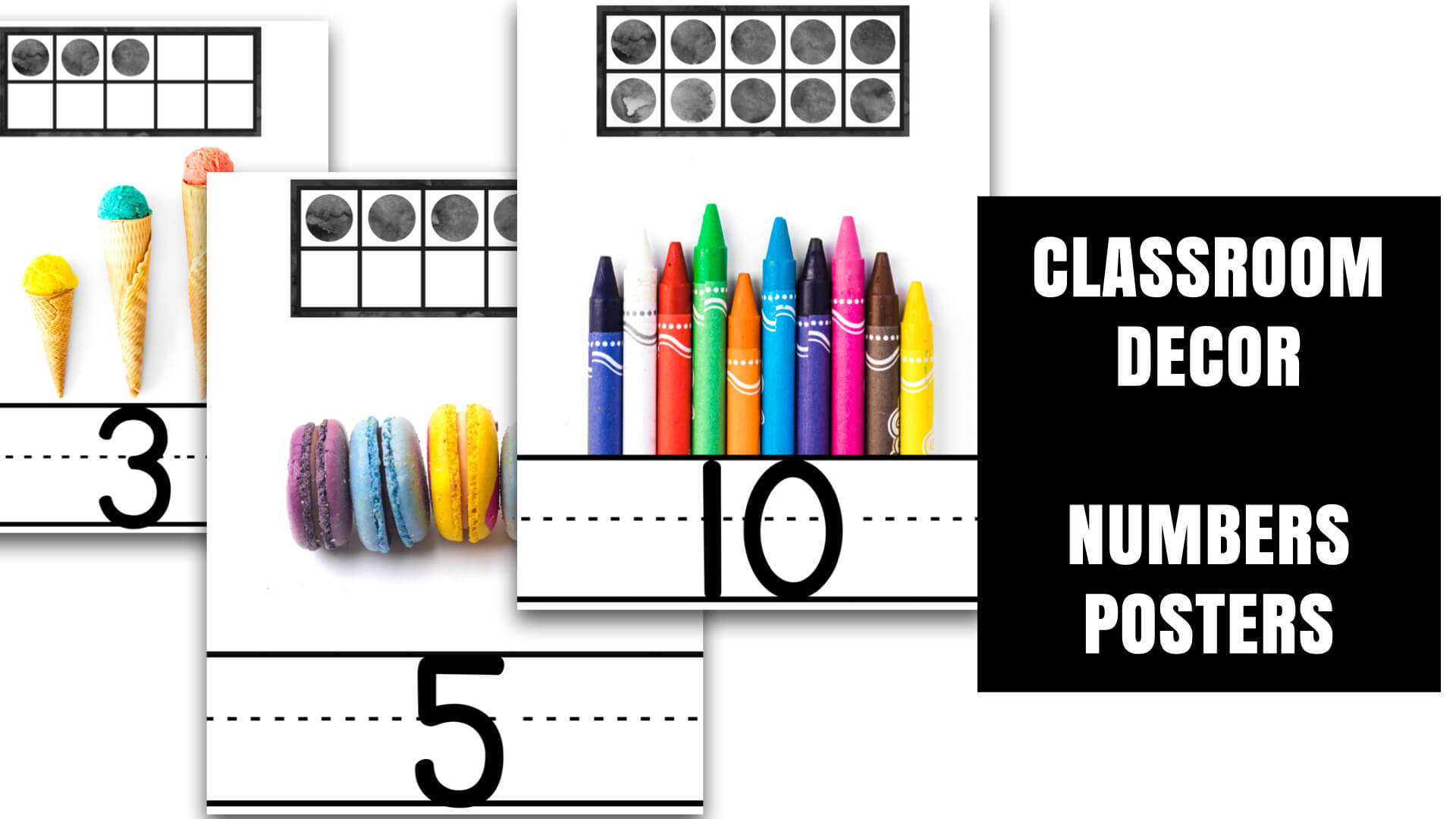 Numbers Posters for Classroom