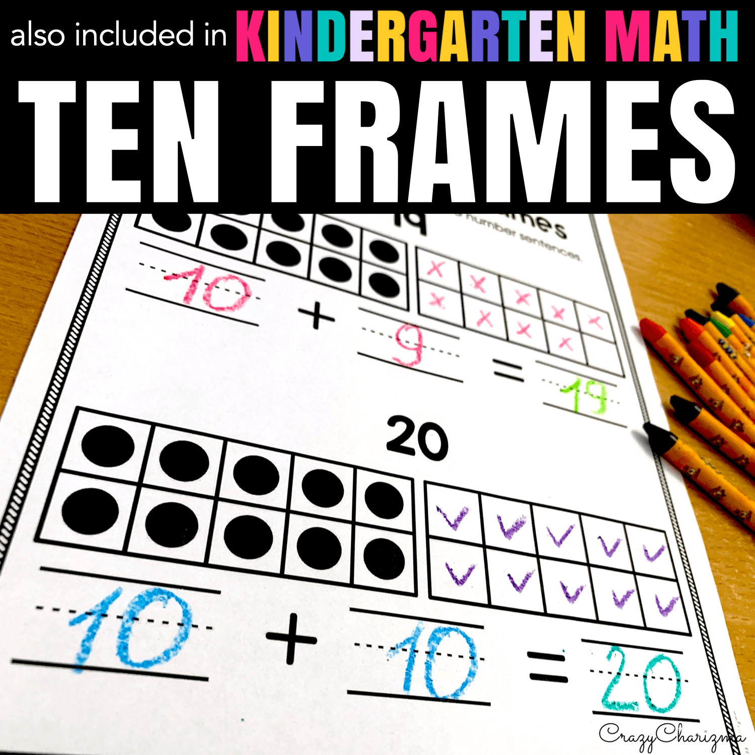 Ten Frames Worksheets