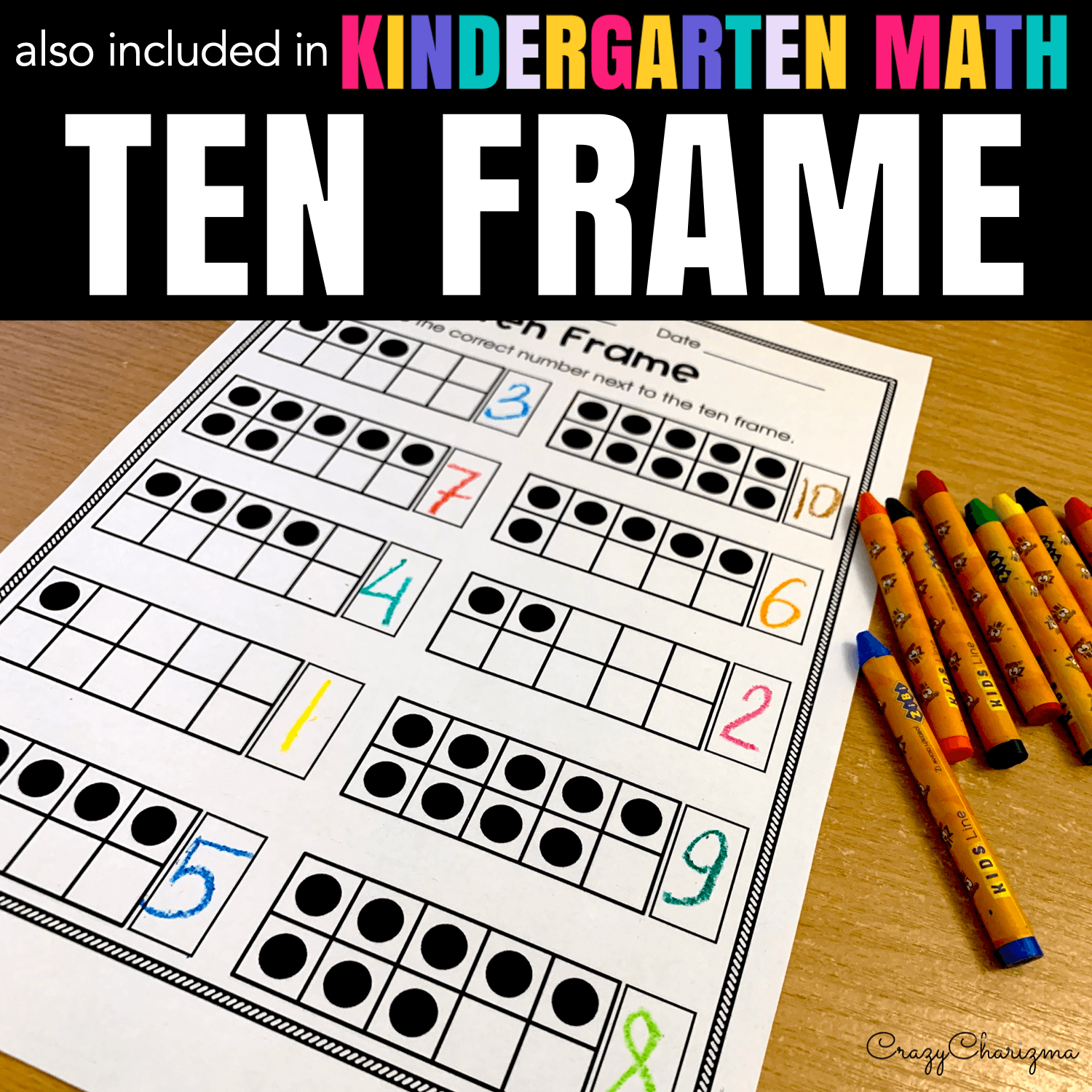 Ten Frame Worksheets